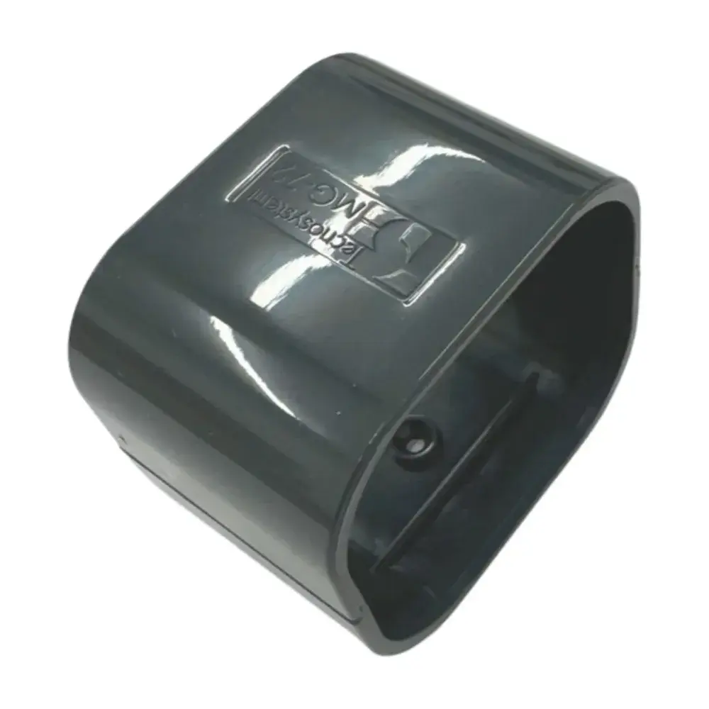 Grey Trunking 70x64mm Coupler