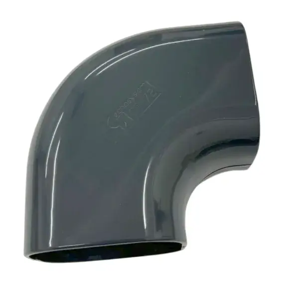 Grey Trunking 70x64mm Flat 90 Elbow
