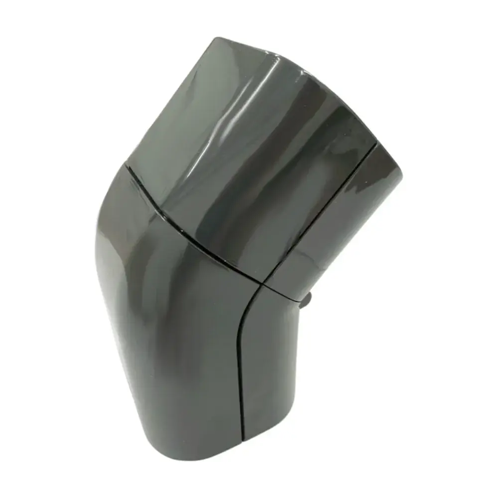 Grey Trunking 70x64mm Internal External Adjustable Elbow