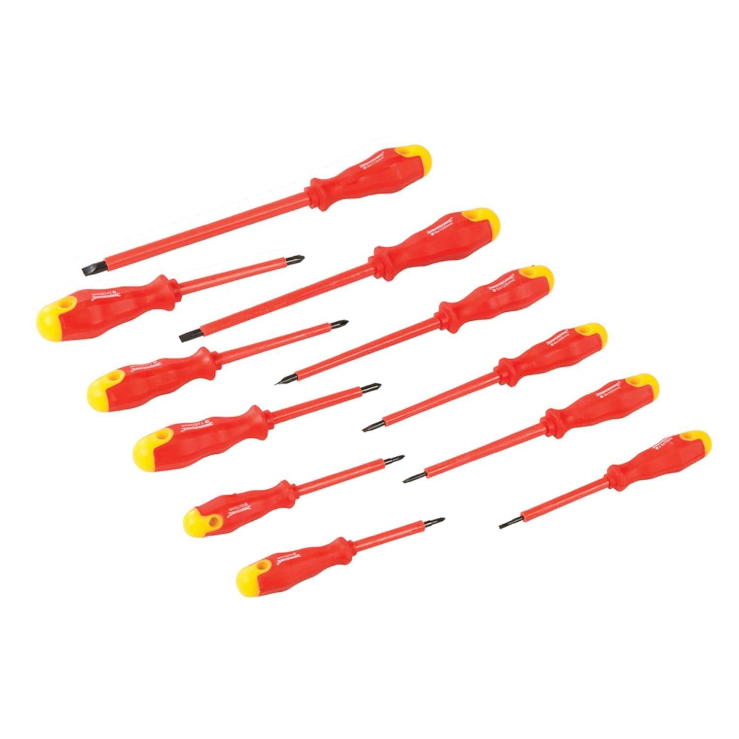 Insulated Soft Grip Screwdriver Set 11pce