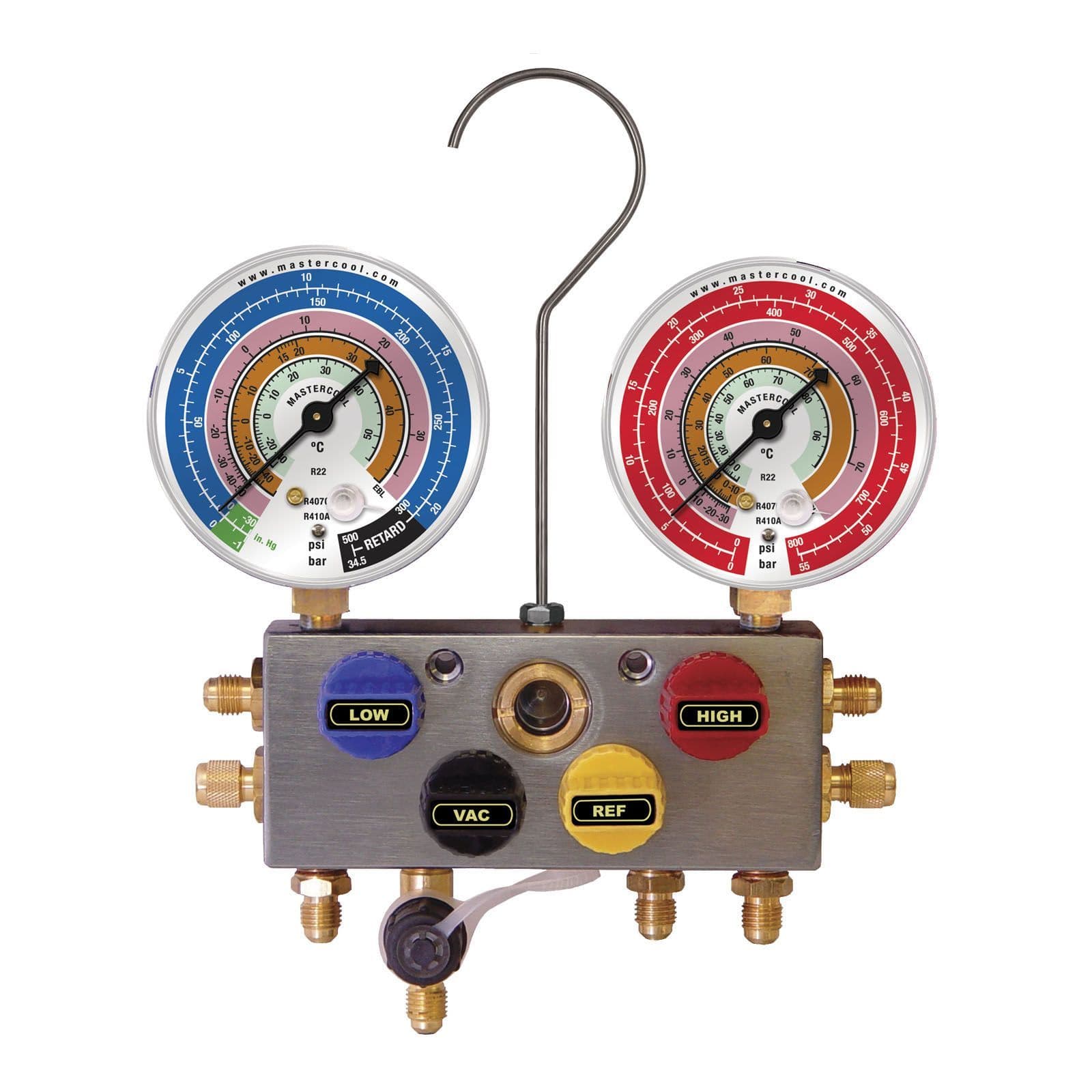 Mastercool 4 Way Manifold Set R410A R407C R22
