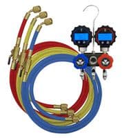 Mastercool Mini Fold Refrigeration Digital Manifold Set