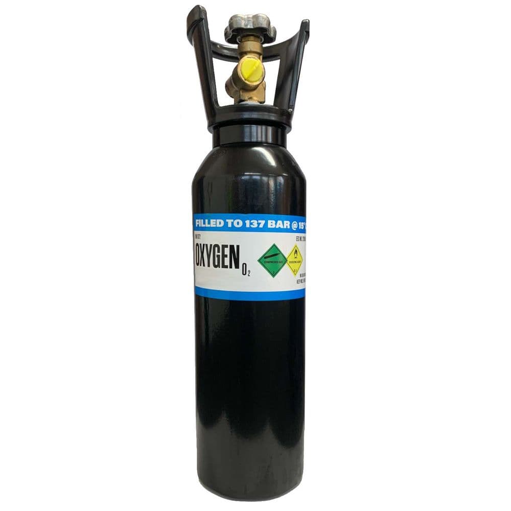 Oxygen Cylinder 5Ltr Full Flametech Replacement