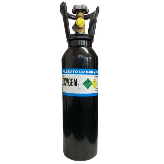 Oxygen Cylinder 5Ltr Full Flametech Replacement