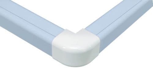Plastic Trunking External Elbow 110mm x 75mm