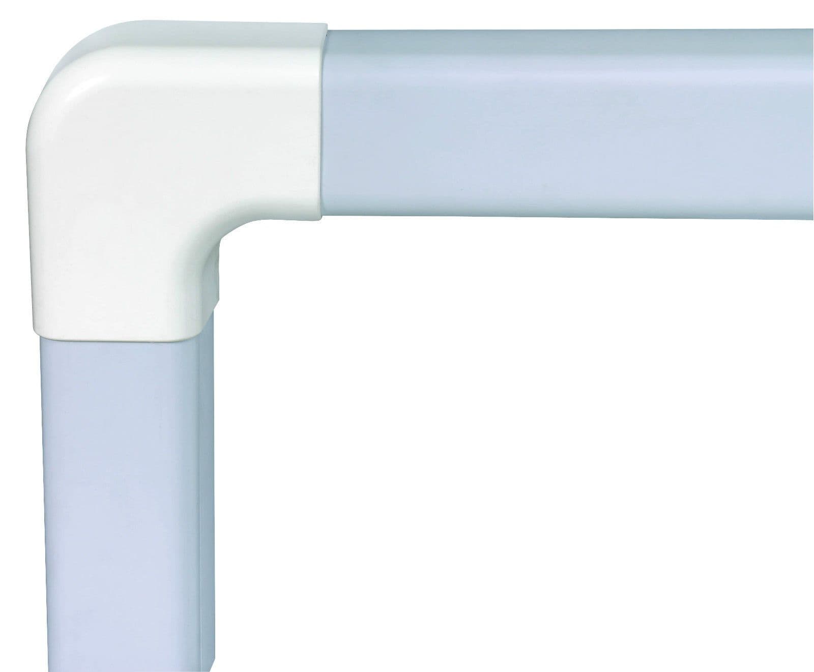 Plastic Trunking Flat Bend 80mm x 60mm