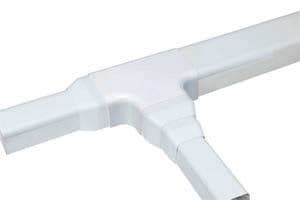 Plastic Trunking T-Joint 80mm x 60mm