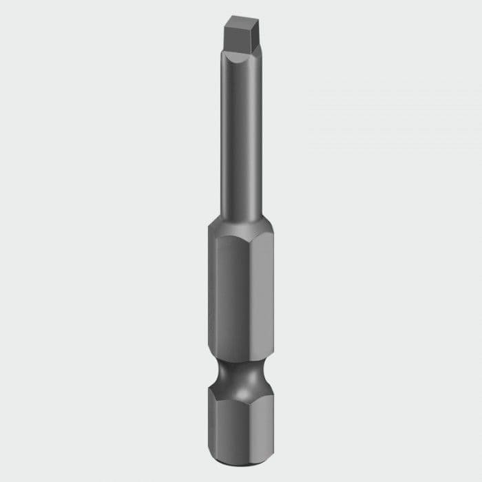 Square Driver Bit - S2 Grey No2 X 50