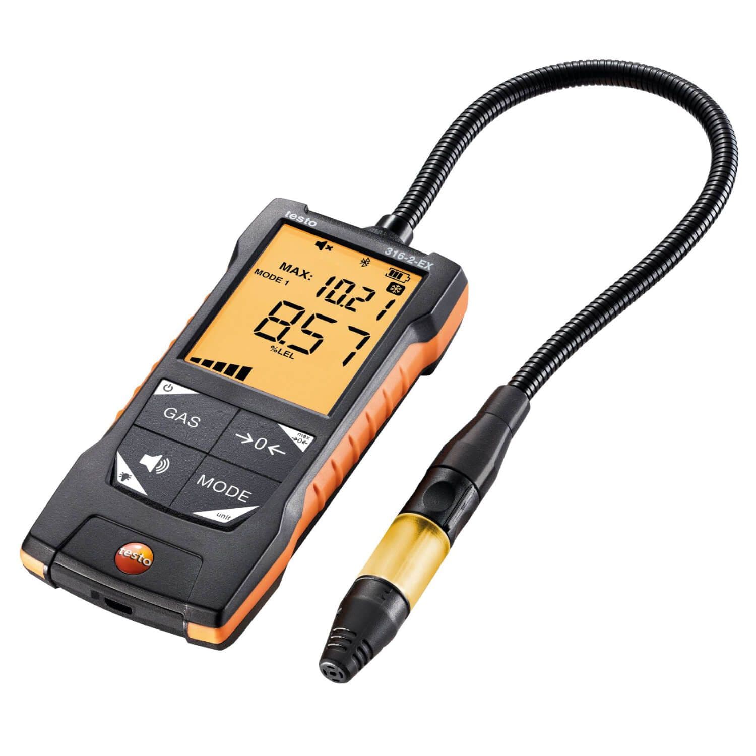Testo 316-2-EX Multi purpose gas leak detector with explosion ...