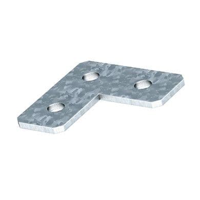 Three Hole Flat L Bracket