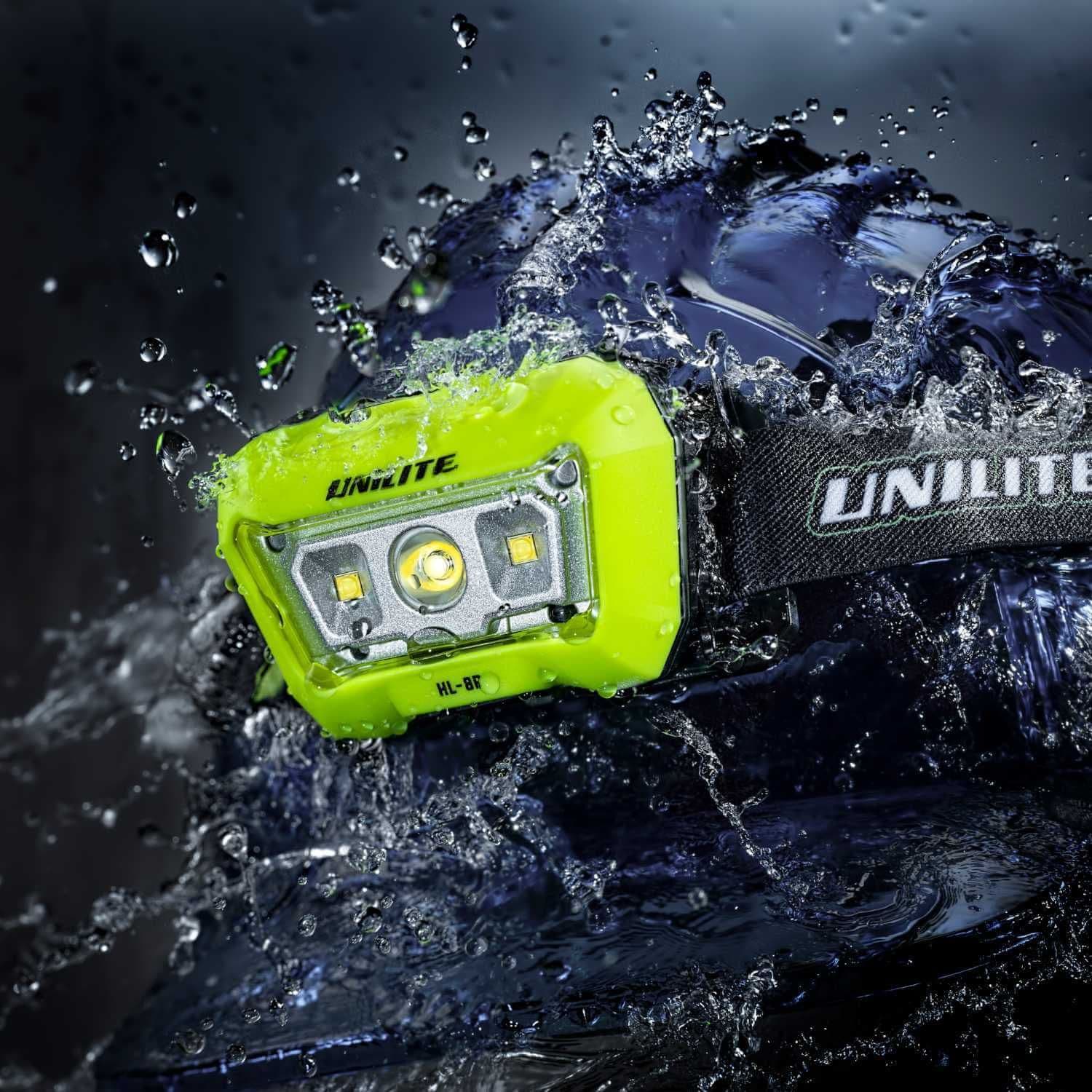 Unilite HL-8R Sensor Dual Beam Headtorch 475 Lumens