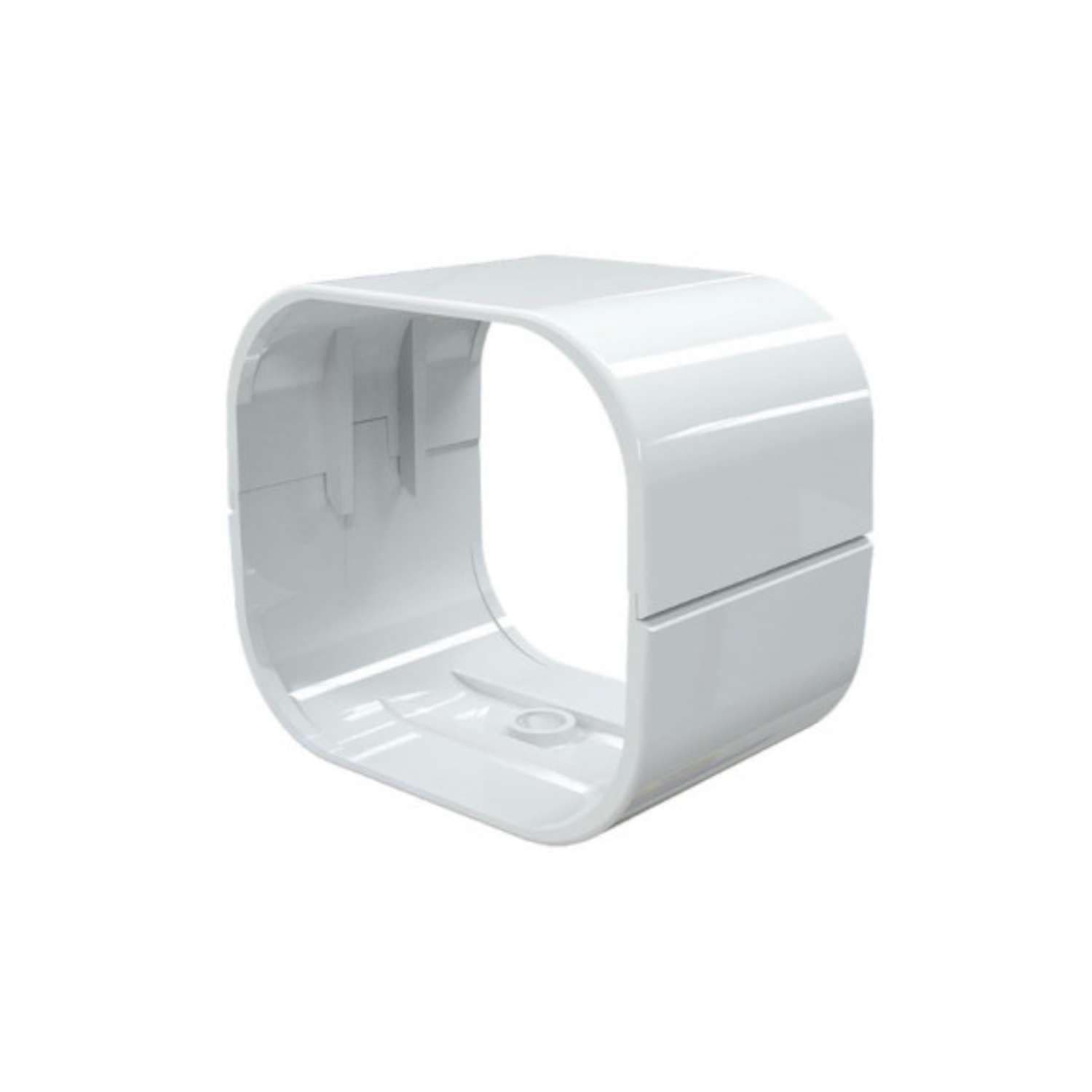 White Trunking 70x64mm Coupler