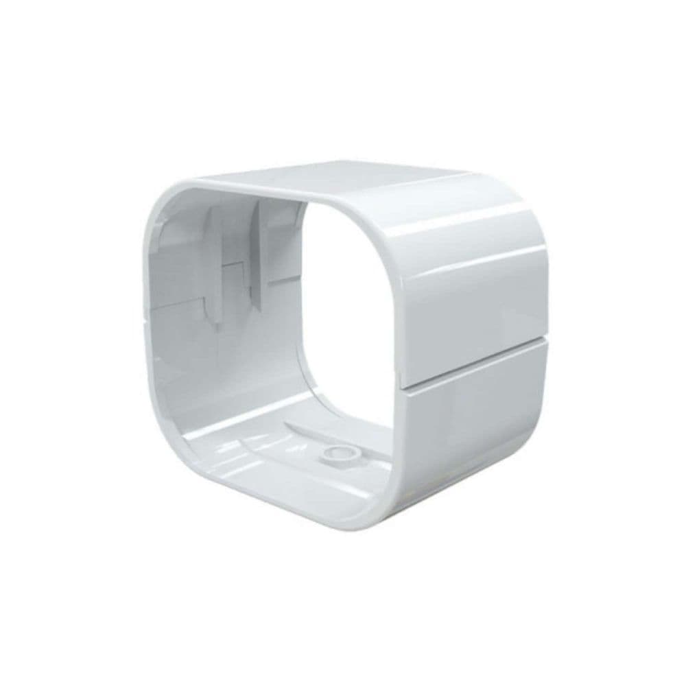 White Trunking 70x64mm Coupler