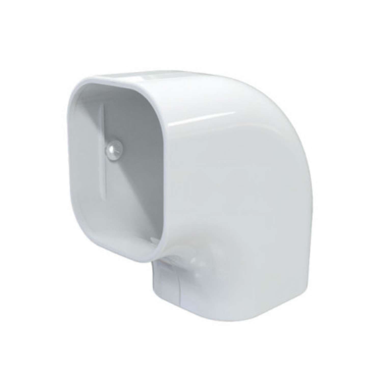 White Trunking 70x64mm Flat 90 Elbow