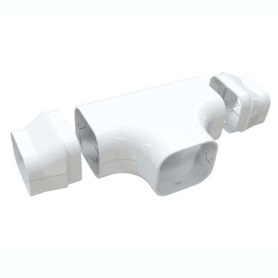 White Trunking and Fittings 70 x 64mm
