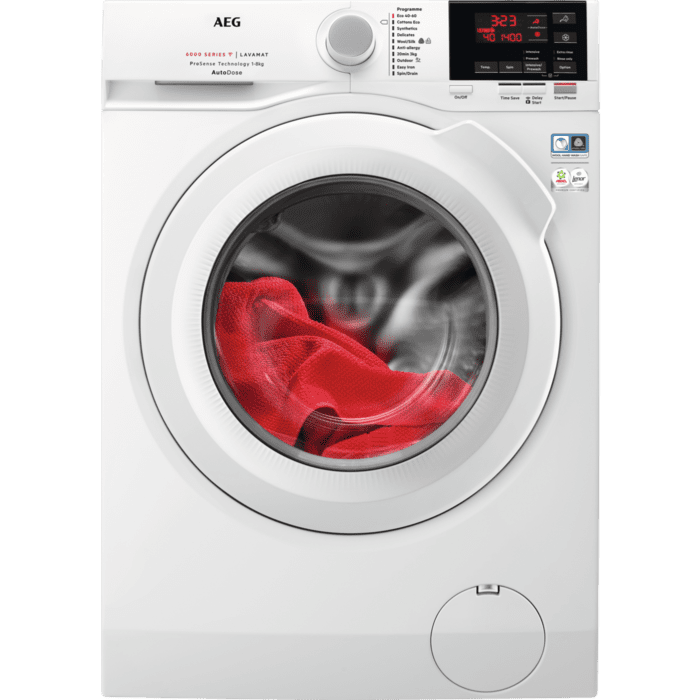 AEG 6000 Series Washing Machine With Prosense And Autodose L6FBG841CA