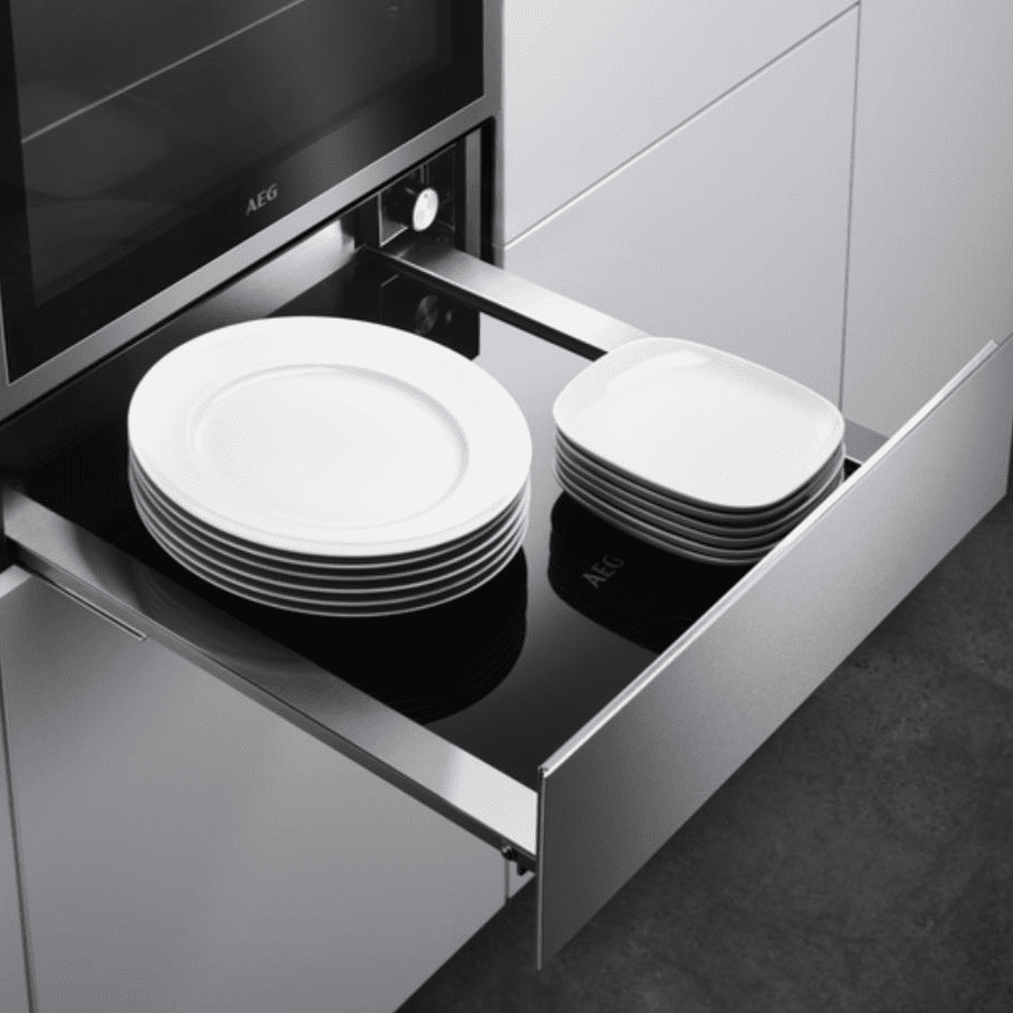 Aeg warming drawer store