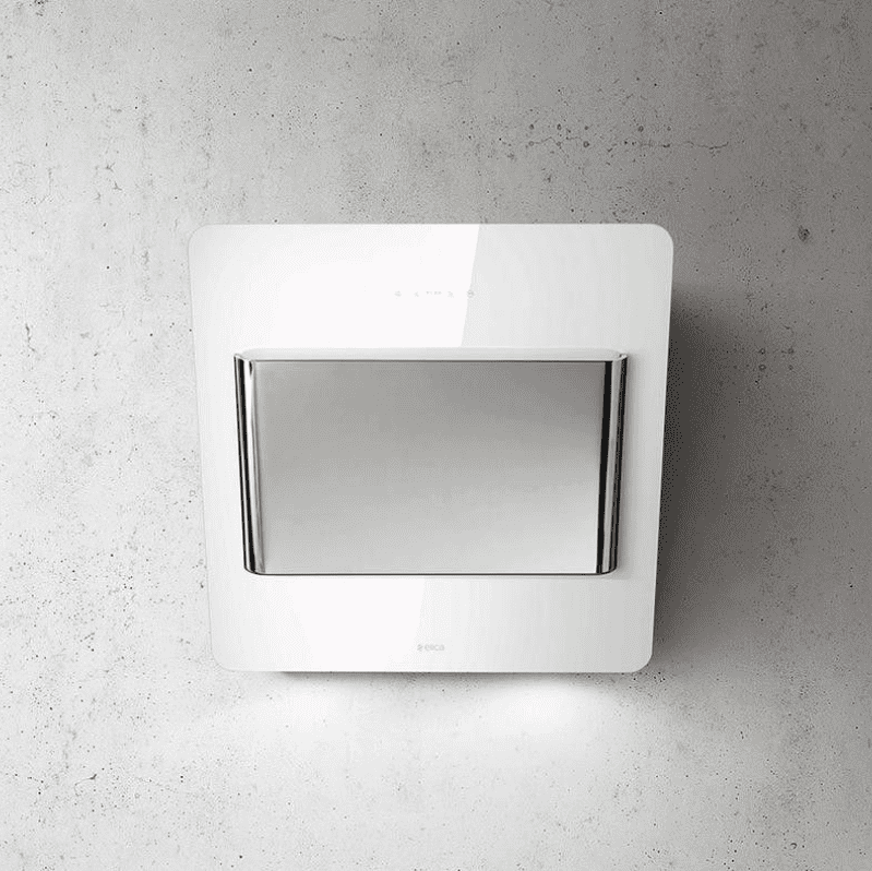 Elica Verve White Glass & Stainless Steel 550mm