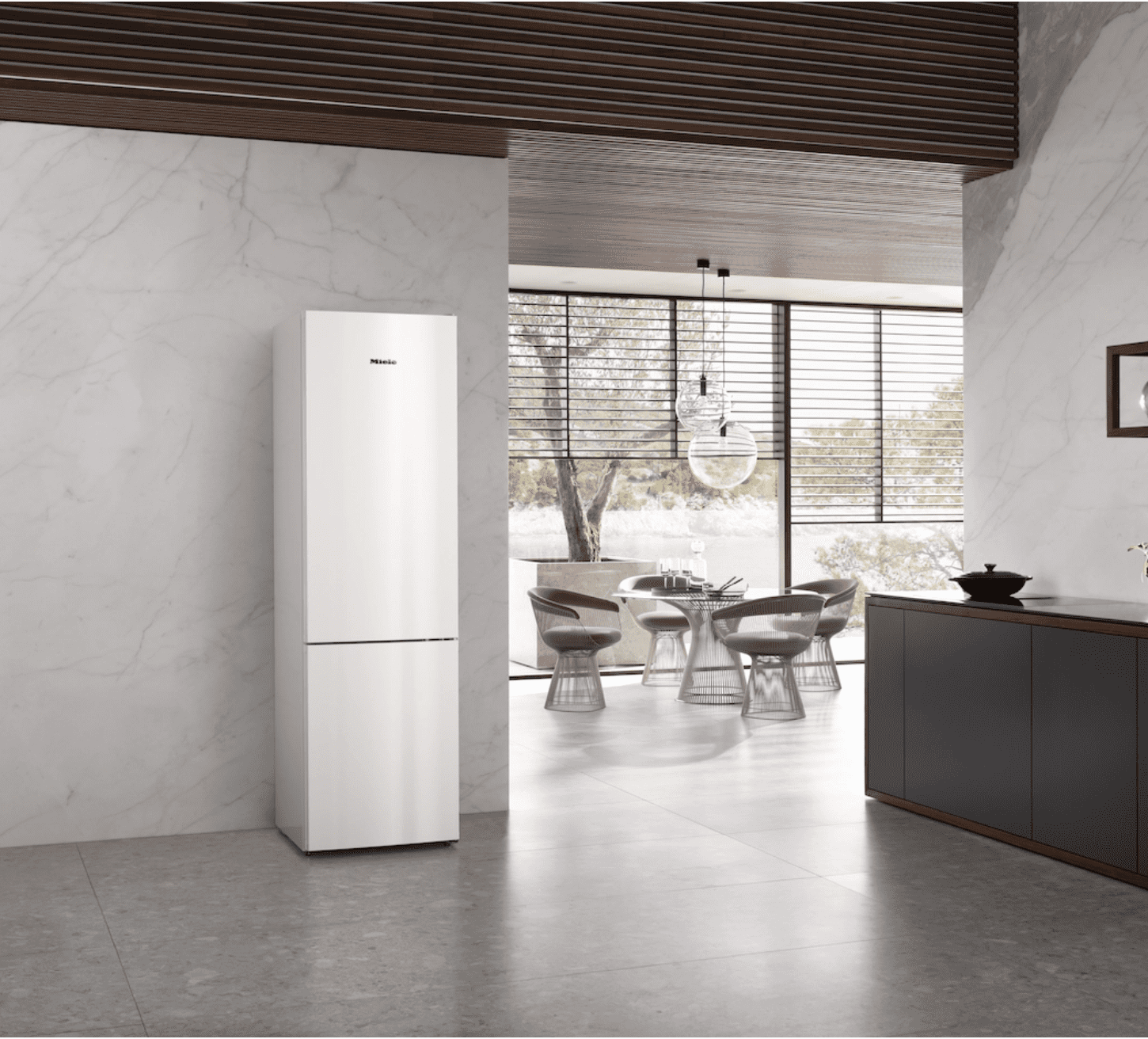 Miele KFN4394ED Freestanding Fridge Freezer