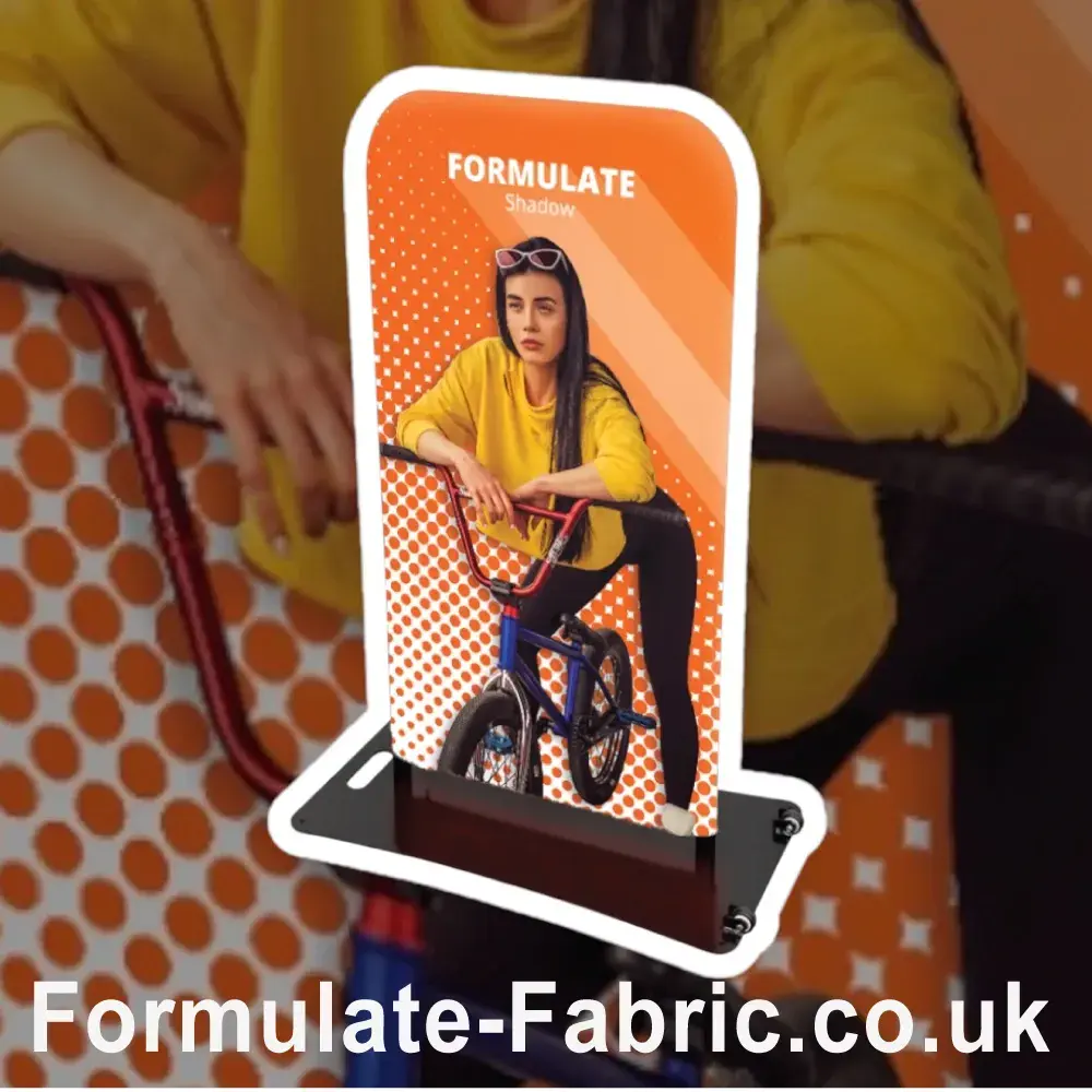 Formulate Shadow fabric sign