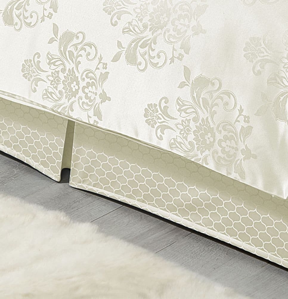 Chatsworth King Size Platform Valance Ivory