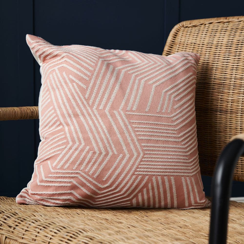 Chevron Cushion Pink