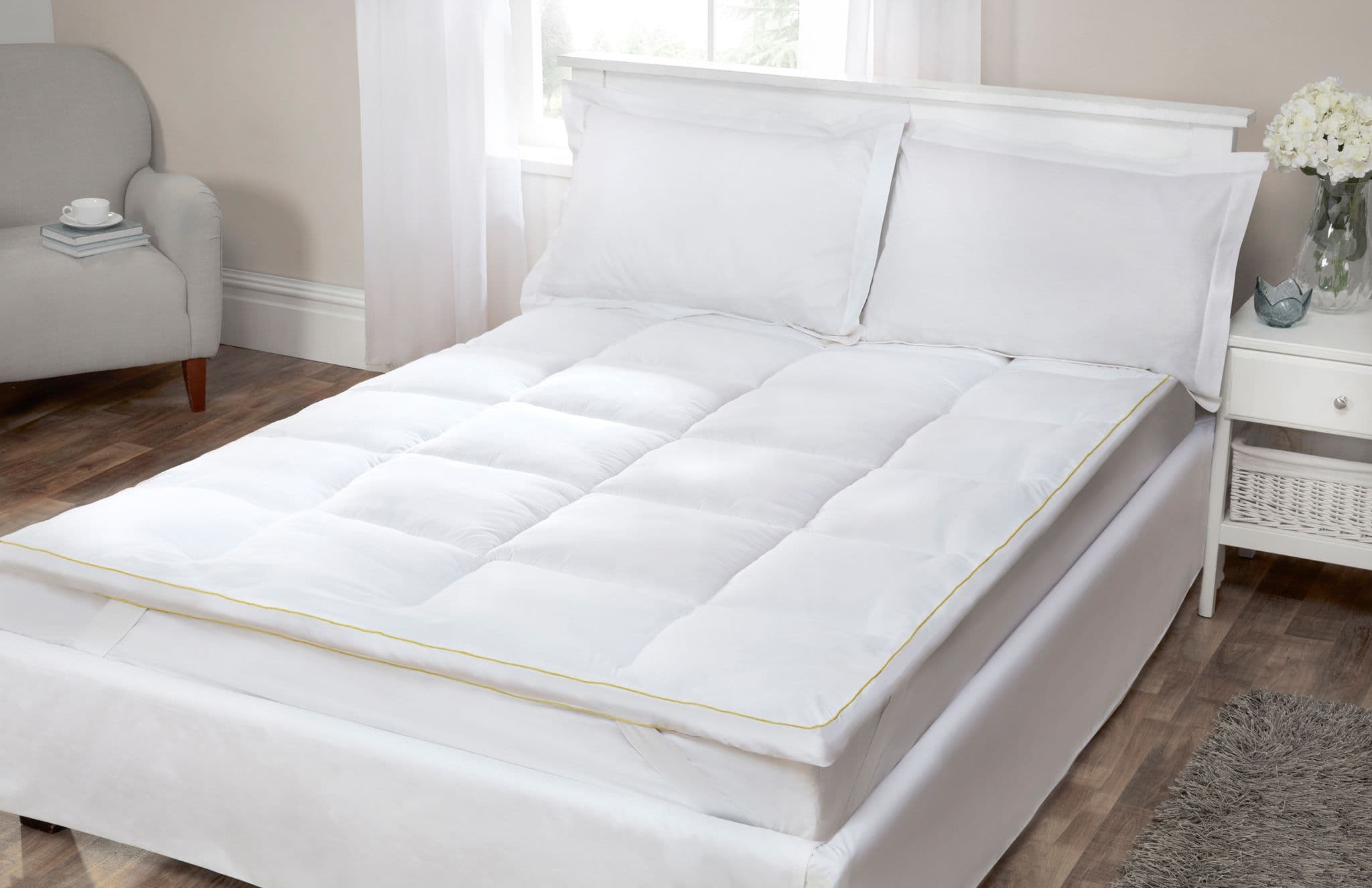 Hotel Collection Luxury Cotton Anti Allergy Mattress Enhancer Single