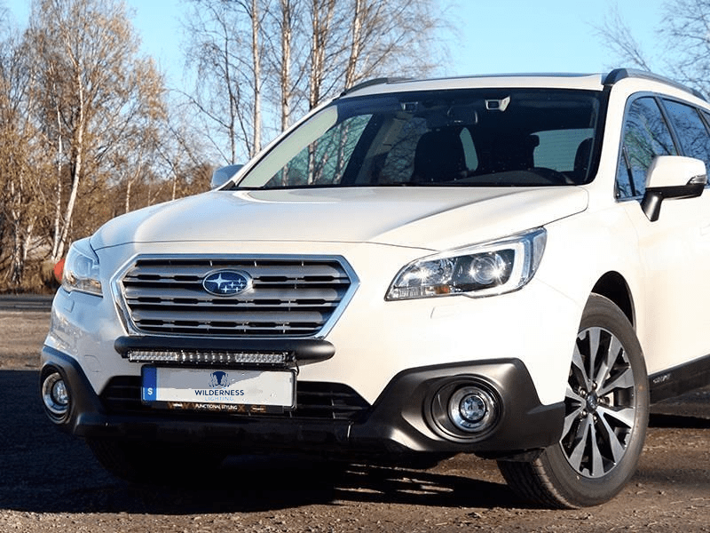 SUBARU OUTBACK 2015 - - WILDERNESS LIGHTING BUMPER MOUNT & LED LIGHT BAR