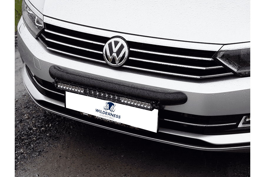 VW PASSAT 2011 - 2014 - WILDERNESS LIGHTING BUMPER MOUNT & LED LIGHT BAR
