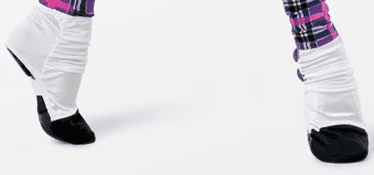 White Satin Shoe Spats