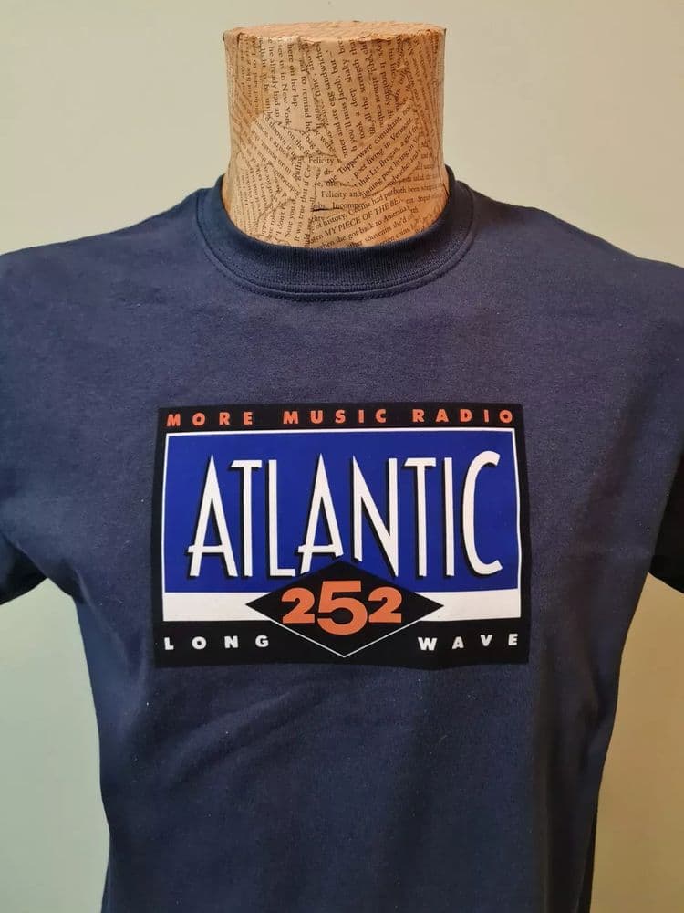 Atlantic 252 T Shirt ILR Pirate Station 1980s 90s retro iconic tee LW ...