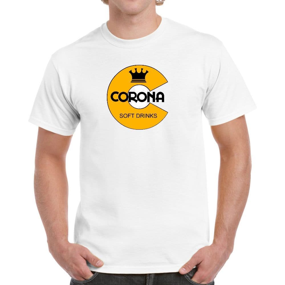 Corona Soft Drinks Pop Man T Shirt retro