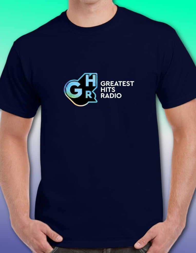 GHR Greatest Hits Radio tee t shirt top 1980s BBC ILR Ken Bruce