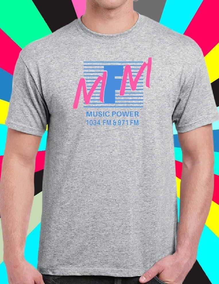 MFM Music Power Marcher Sound Radio T Shirt Wrexham