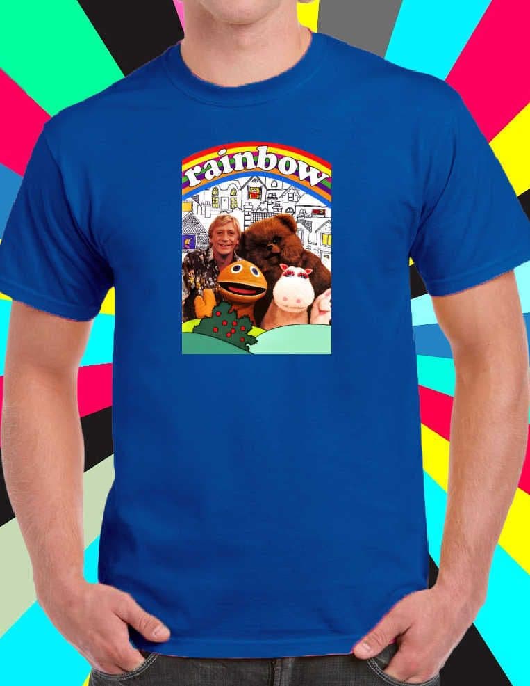 Rainbow TV George Bungle Zippy Geoffrey T Shirt various colours