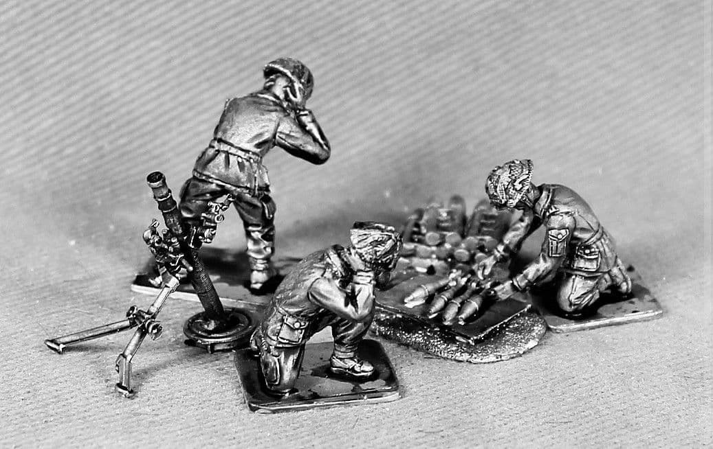 BAOR5 British Infantry with L16 81mm mortar