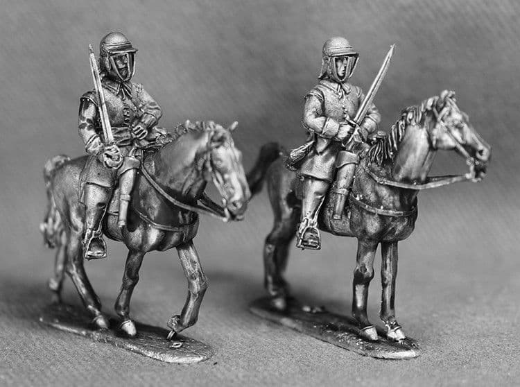 ECW95 Cavalry in helmet and buff coat