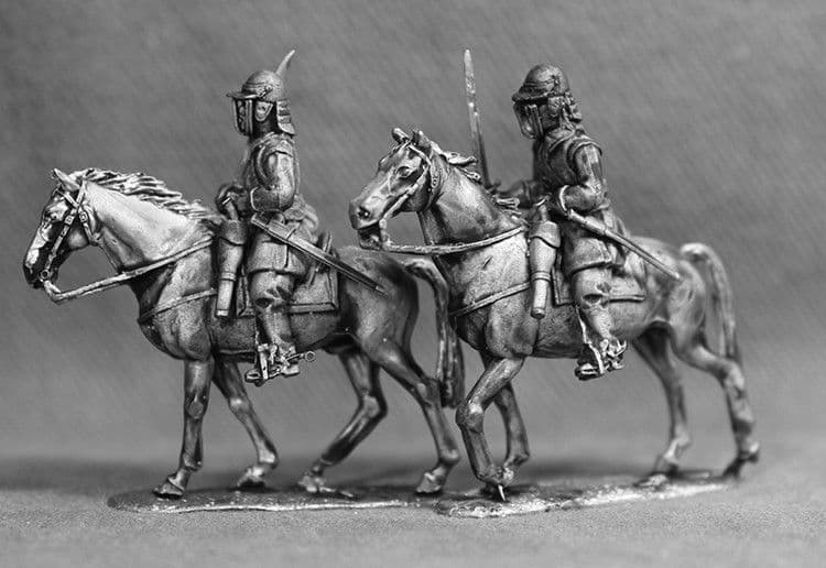 ECW98 Cavalry in helmet and buff coat