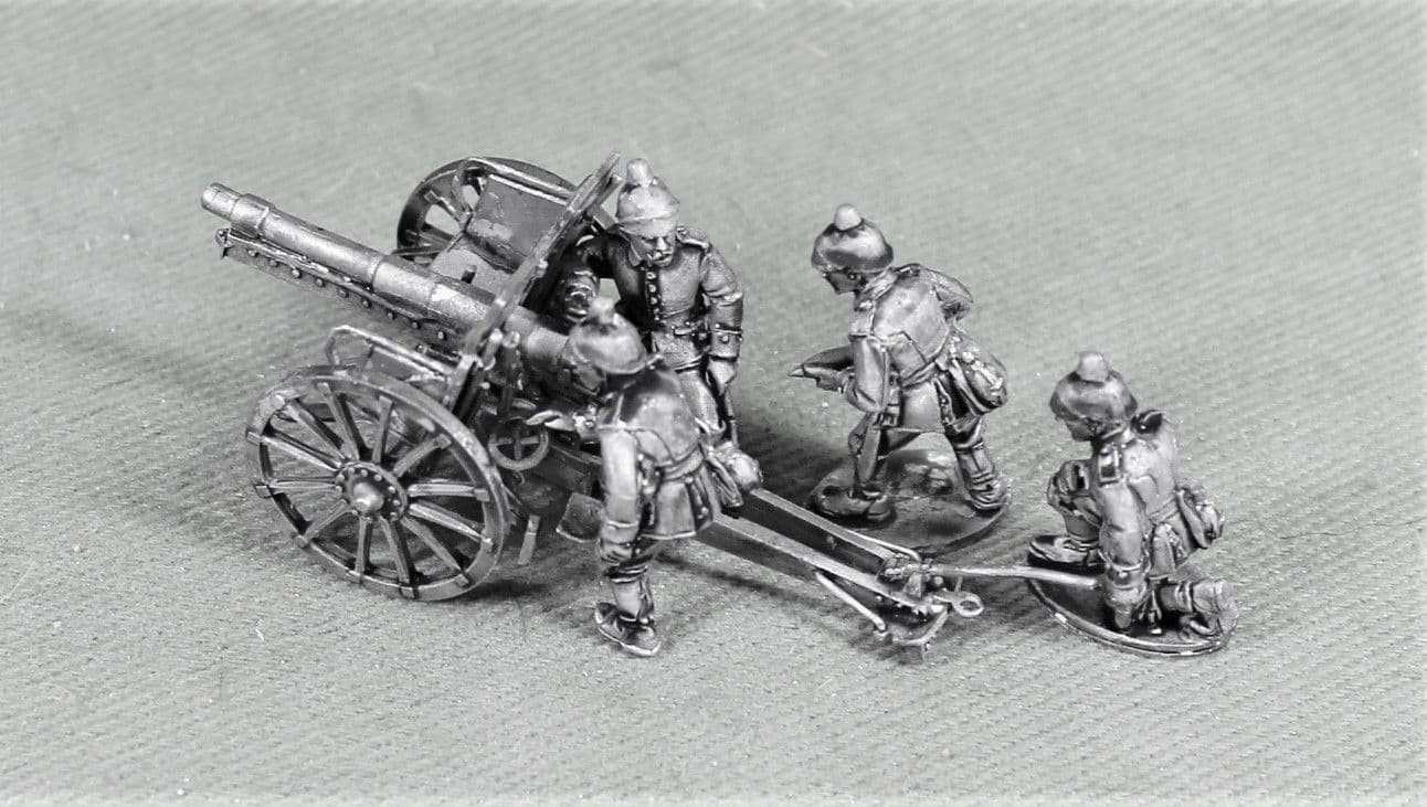 GER19 FULL MONTY 77mm Krupp gun limber and full crew