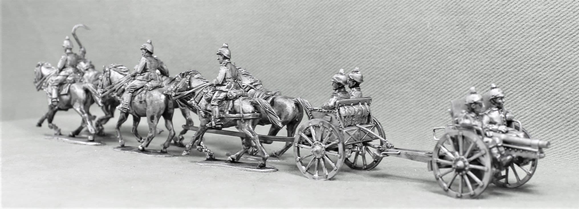 GER19 FULL MONTY 77mm Krupp gun limber and full crew