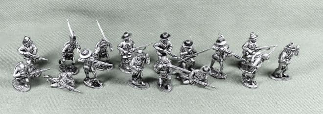 OR38A NATAL NATIVE CONTINGENT MFENGU SKIRMISHERS 16 FIGS