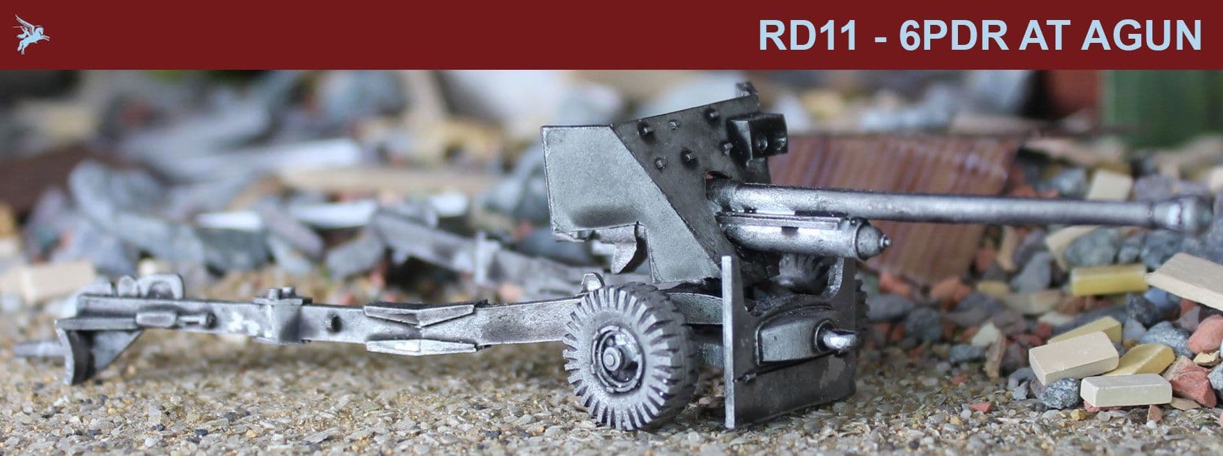 RD11 6pdr AT GUN ONLY