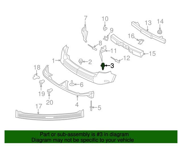 10x 8mm Screw Plastic Trim Bumper Rocker Body Panel Clips for Ford