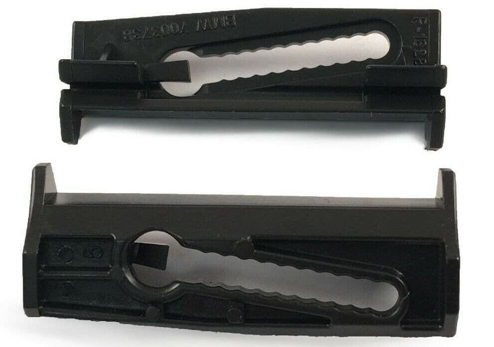 10x Black Plastic Roof Body Trim Strip Clamp Clips for BMW E65 E66