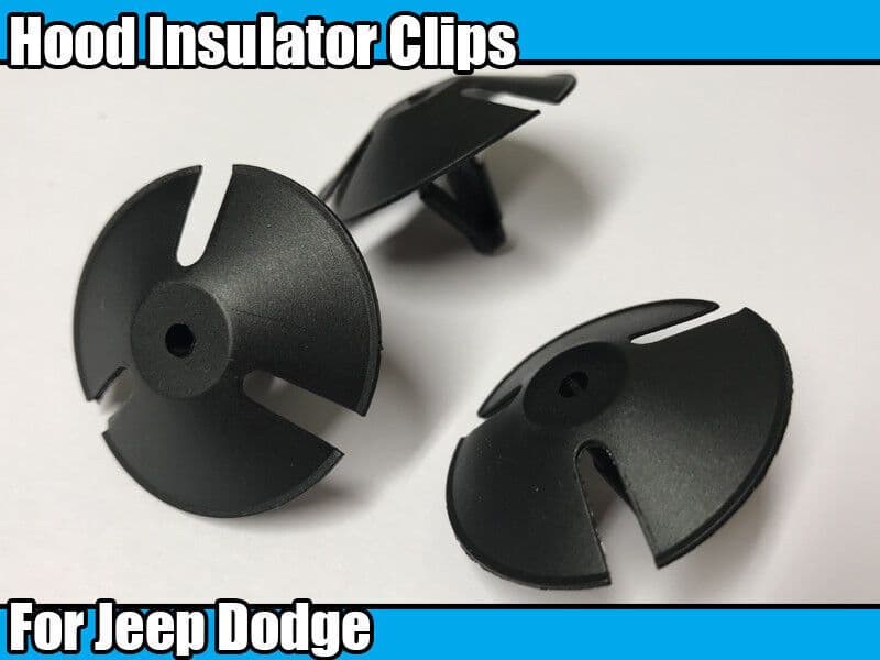 10x Bonnet Hood Insulation Trim Clips for Jeep Grand Cherokee Dodge ...