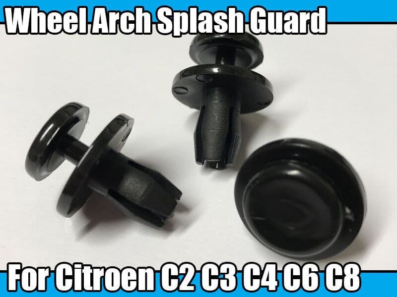 10x Bumper Inner Wheel Arch Splashguard Clips for Citroen C2 C3 C4 C6 ...
