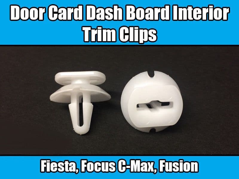 10x Clips for Ford Fiesta Fusion Door Card Dashboard Interior Trim ...