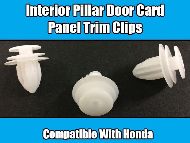 10x Clips for Honda Civic Crv Pillar Interior Panel Door Card Trim ...