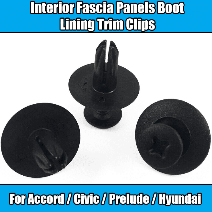 10x Clips for Honda Hyundai Interior Fascia Panel Boot Lining Trim ...