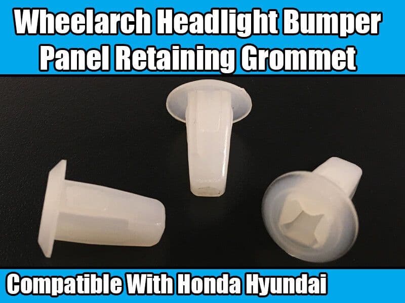 10x Clips for Hyundai Honda Wheelarch Headlight Bumper Panel Retaining ...